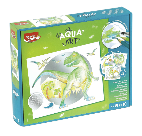 Dinos Aqua Art Watercolor Kit – Imagination Station