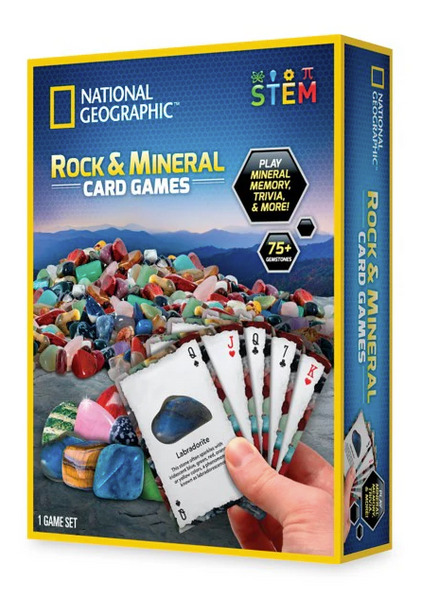 Nat' Geo Rock/Mineral Card Games – Imagination Station