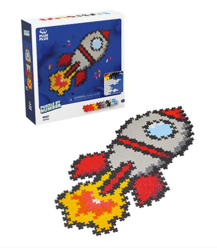 Rocket Puzzle by Number 500pc – Imagination Station